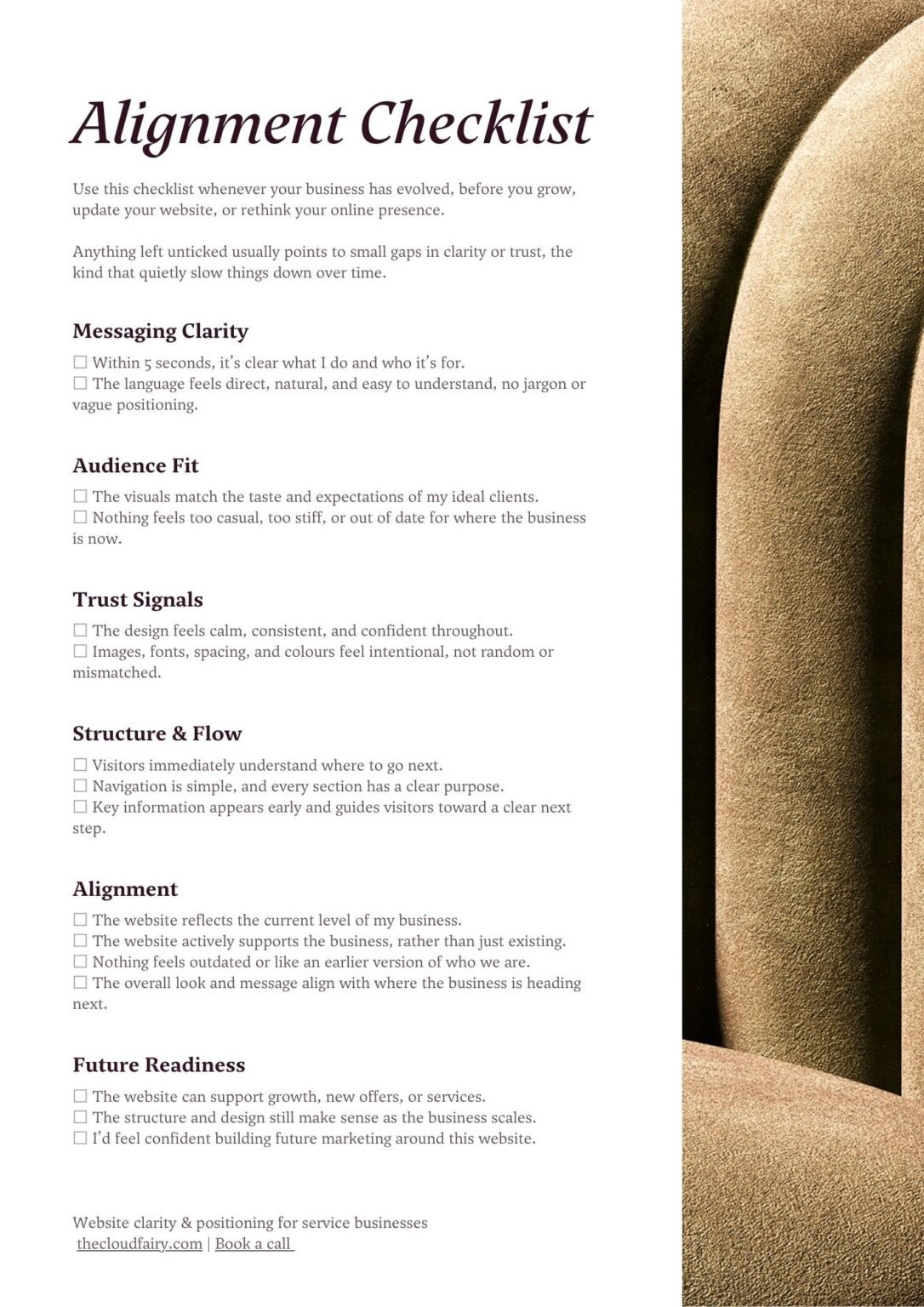 alignment-checklist ~ The Cloudfairy