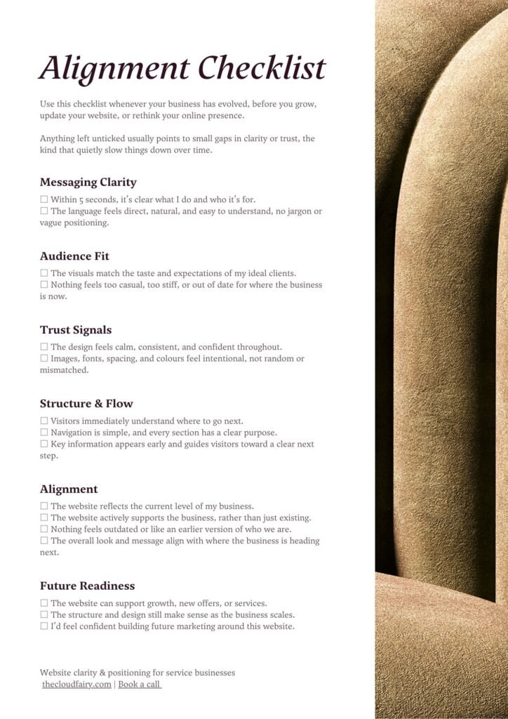alignment-checklist ~ The Cloudfairy